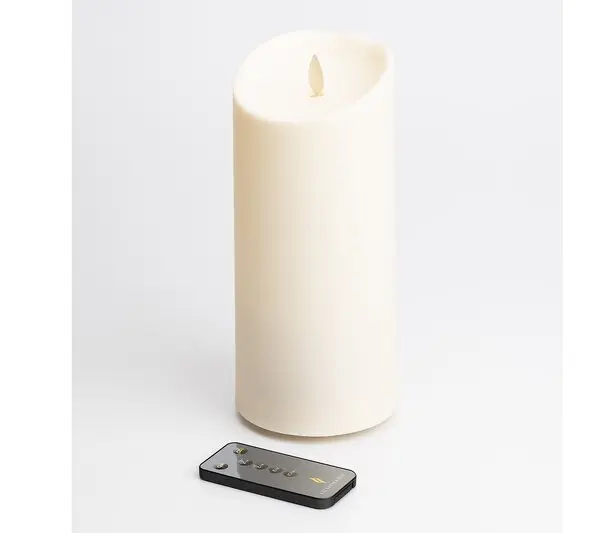 LUMINARA 9' Tall Outdoor Flameless Candle With Emote Control - One-color