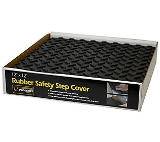 PRO-SERIES BY BUFFALO TOOLS Pro-series Set Of 12 Adhesive Rubber Step Cover S 12' X 12 - One-color