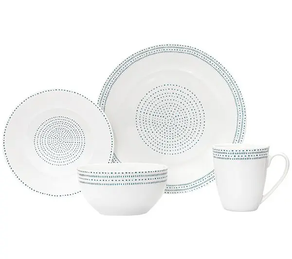 GODINGER Staccata 16 Piece Dinnerware Set - One-color