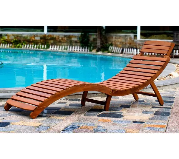 NORTHBEAM Curved Folding Chaise Lounger