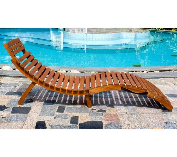 NORTHBEAM Curved Folding Chaise Lounger