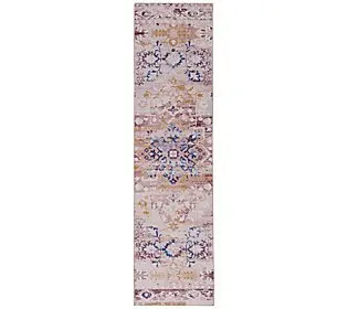 LINON Home Jax Washable 2'x8' Decorative Non-sl P Rug - One-color