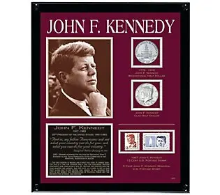 AMERICAN COIN TREASURES Kennedy Framed Tribute Collection - One-color