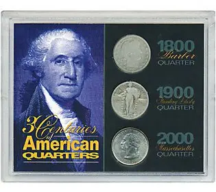AMERICAN COIN TREASURES 3 Centuries Of American Quarters - One-color