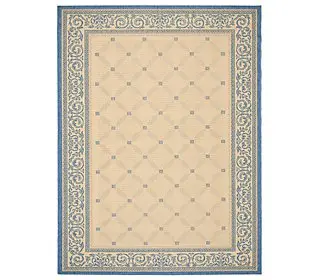 SAFAVIEH Courtyard Lattice Flower 6'7' X 9'6' R Ug - One-color