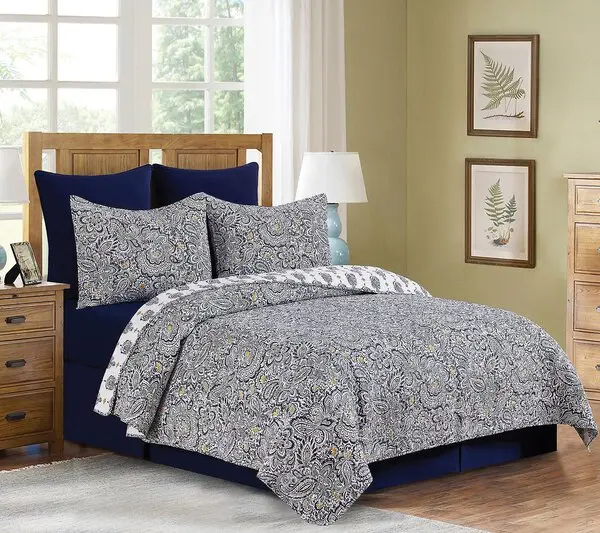VALERIE PARR HILL Serena 3-piece Cotton King Quilt Set Valerie - One-color