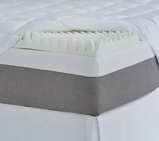 SIMMONS Comforpedic From Beautyrest King 4.5' Reversibl E Foam Topper