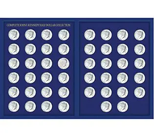 AMERICAN COIN TREASURES Jfk Half-dollar Collection In Deluxe Portfolio - One-color