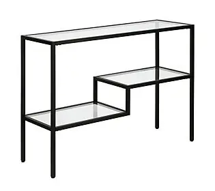 HUDSON&CANAL Hudson & Canal Lovett 42 Console Table With 2 Lower Shelves - One-color