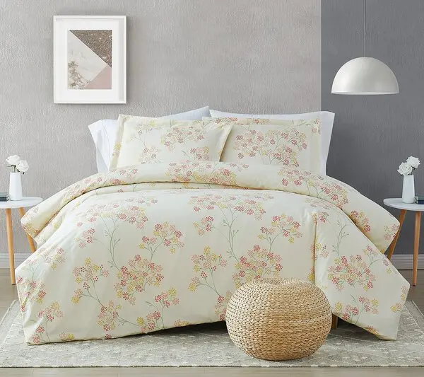 BROOKLYN LOOM Vivian King Duvet Cover Set - One-color