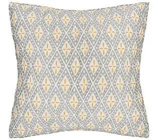 C&F HOME Carol&frank Liam Ochre Euro Sham - One-color