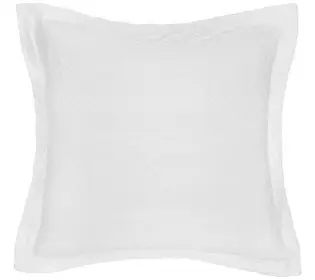 C&F HOME Carol&frank Keller White Euro Sham - One-color