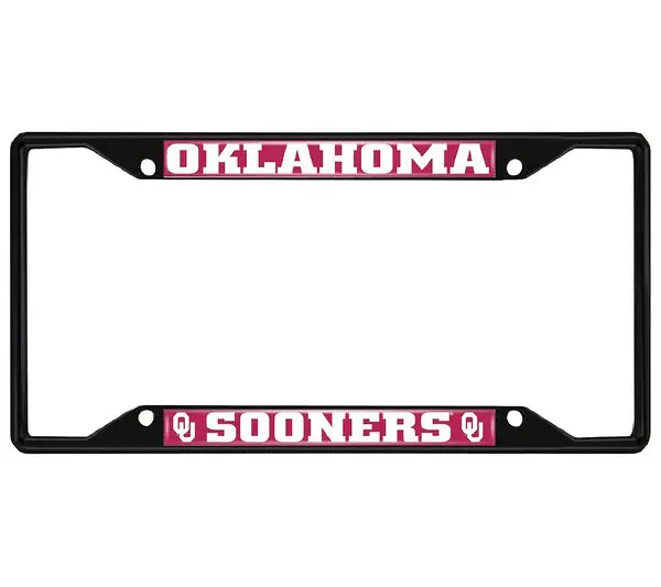 FANMATS Ncaa Black License Plate Frame - One-color