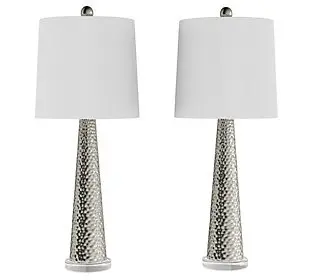HASTINGS HOME Contemporary Table Lamps, Set Of 2 Hastings H Ome - One-color