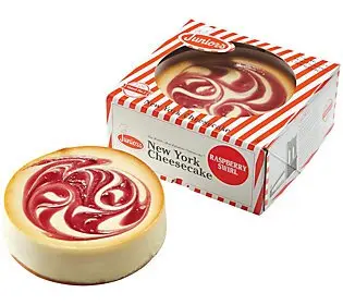 JUNIOR'S 8' Raspberry Swirl Cheesecake