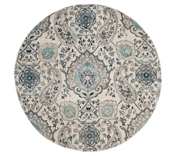 SAFAVIEH Madison 600 Collection 4' X 4' Round Rug - One-color