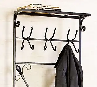 QVC Martel Entryway Storage Rack / Bench Seat