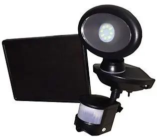MAXSA Solar Security Video Camera And Spotlight - One-color