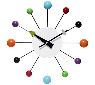 INFINITY Instruments 15' Wall Clock With Metal Pokes - One-color