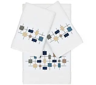 LINUM HOME TEXTILES Khloe 3pc Towel Set - One-color