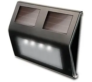 MAXSA Metal Solar Deck Light Pack Of 4 - One-color