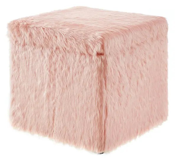 INSPIRED HOME Allen Ottoman With Tray - One-color