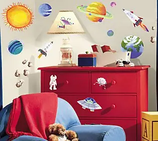 ROOMMATES Outer Space Peel & Stick Wall Decals