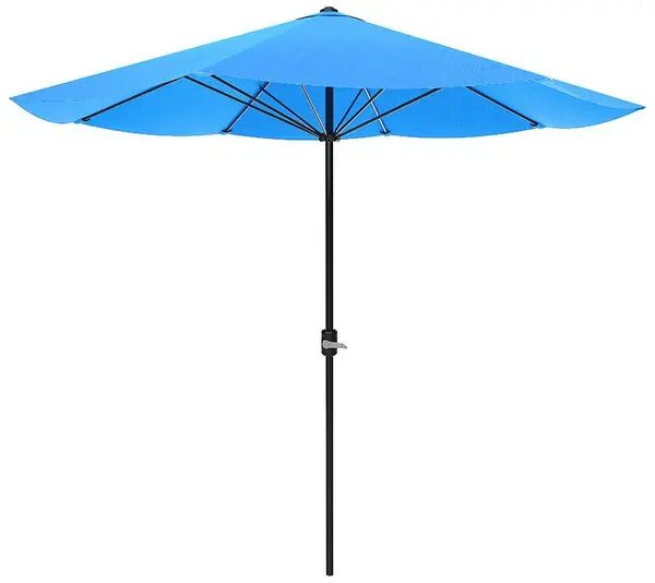 PURE GARDEN 9' Patio Umbrella With Easy Crank - One-color
