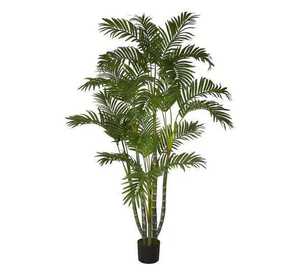 NEARLY NATURAL 5' Areca Silk Tree By - One-color