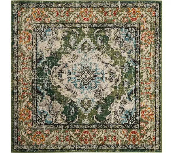 SAFAVIEH Monaco Mahal 5' X 5' Square Rug - One-color