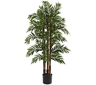 NEARLY NATURAL 4' Parlour Palm Tree By - One-color