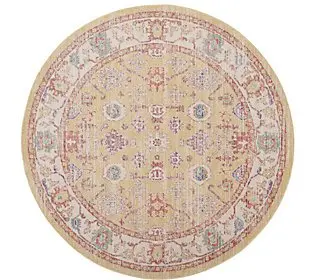 SAFAVIEH Windsor Tyre 6' X 6' Round Rug - One-color