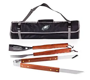PICNIC TIME Nfl 3-piece Bbq Tote & Grill Set - One-color