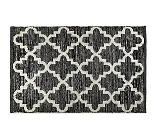 DESIGN IMPORTS Lattice Hand-loomed Rug 2' X 3 - One-color