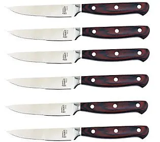 BERGHOFF Pakka 6-piece Steak Knife Set