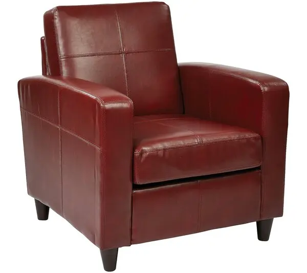 AVE SIX Venus Bonded Leather Club Chair By - One-color