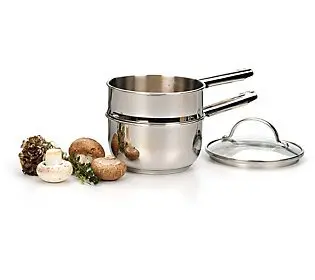 RSVP Stainless Steel Induction 1 Quart Double B Iler