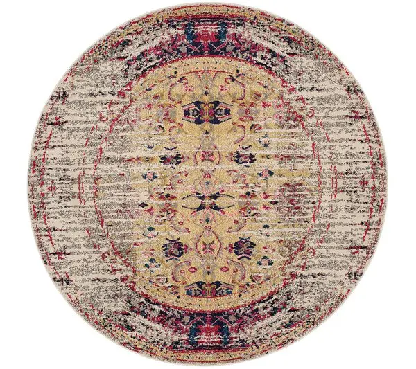 SAFAVIEH Monaco Kimberly 5' X 5' Round Rug - One-color