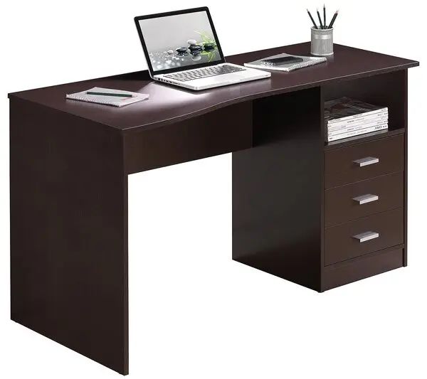 TECHNI MOBILI Classic Computer Desk With Multiple Drawer