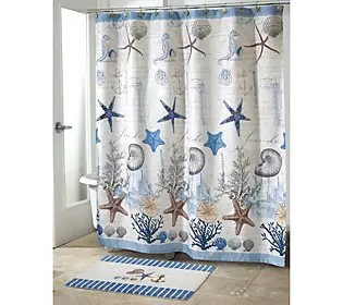 AVANTI LINENS Antigua Shower Curtain - One-color