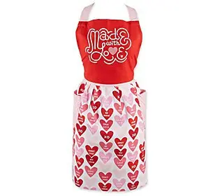 DESIGN IMPORTS Love Print Skirt Apron - One-color