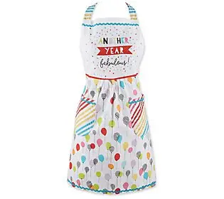 DESIGN IMPORTS Another Year Fabulous Apron - One-color