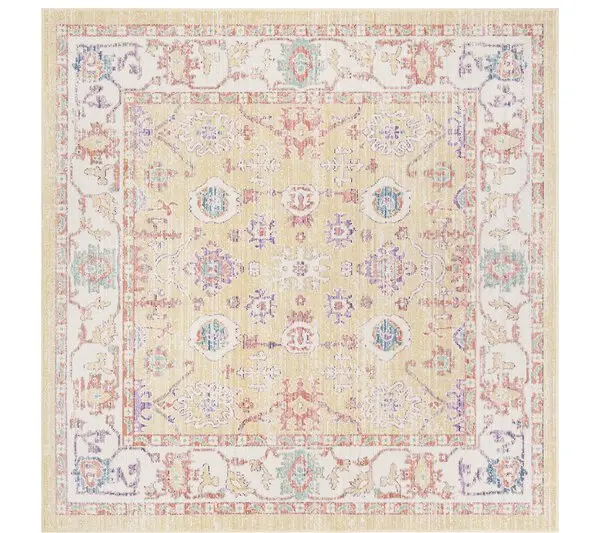 SAFAVIEH Windsor Tyre 6' X 6' Square Rug - One-color