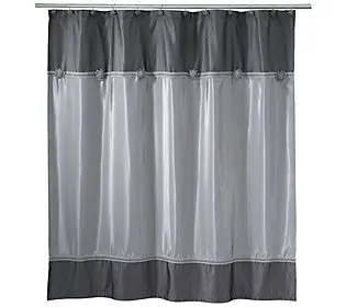 AVANTI LINENS Braided Medallion Shower Curtain - One-color