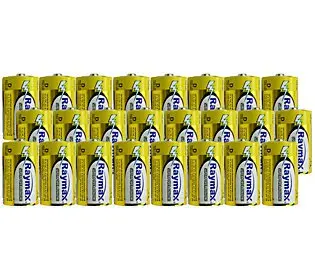 RAYMAX Alkaline D Batteries 24-pack