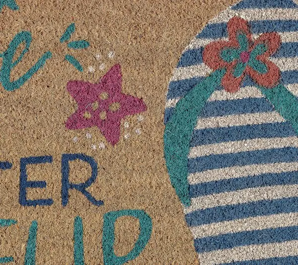 DESIGN IMPORTS Flip Flop Life Doormat