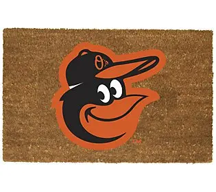 THE MEMORY COMPANY Mlb Colored Logo Door Mat - One-color