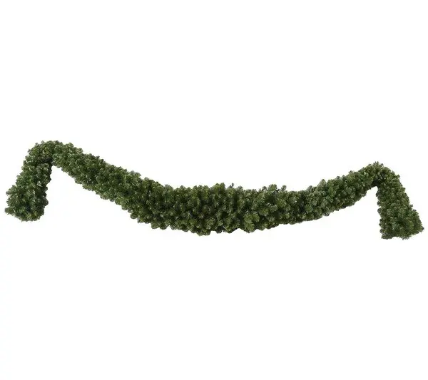 VICKERMAN 9' Grand Teton Artificial Christmas S Wag Garland - One-color