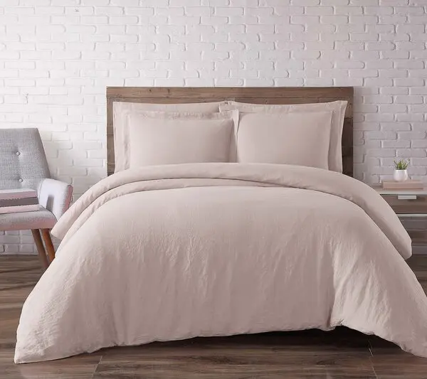 BROOKLYN LOOM Flax Linen Full/queen Duvet Set - One-color