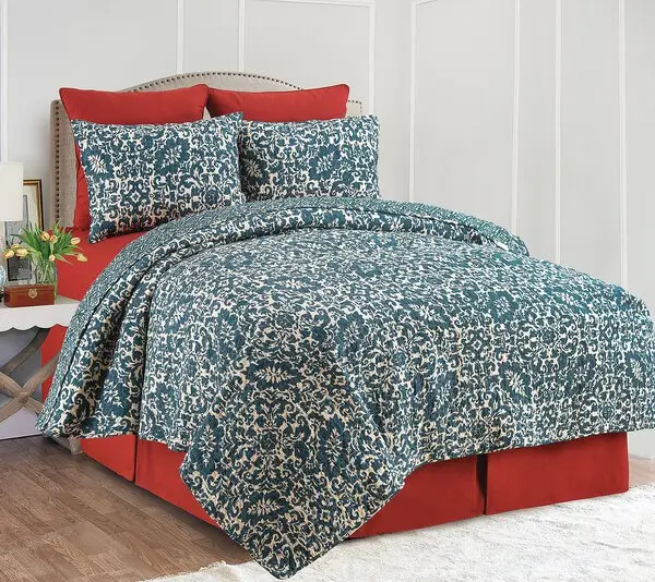 C&F HOME Madison Adriatic Full/queen Quilt Set - One-color